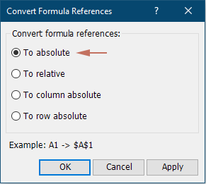 How to keep formula cell reference constant in Excel?