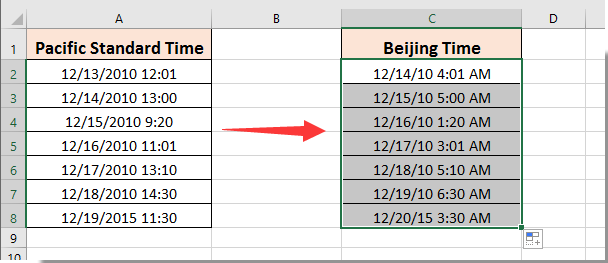 How To Convert Date Time From One Time Zone To Another In Excel 
