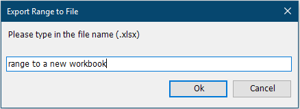 How to copy a selected range to a new workbook in Excel?