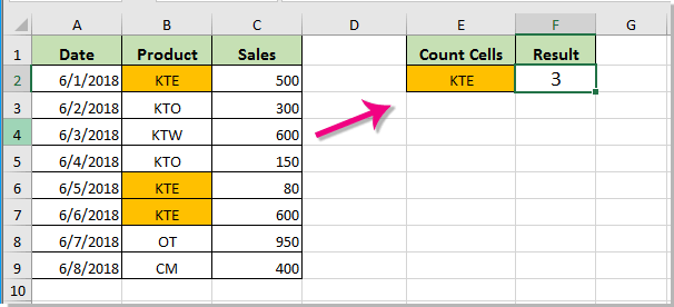 How To Count Cells With Specific Text And Fill font Color In Excel 