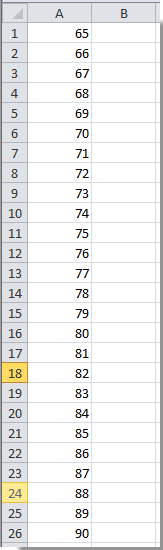 How To Create Alphabetical Series List In Excel 