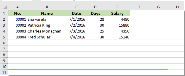 How To Create A Dynamic Print Area In Excel 