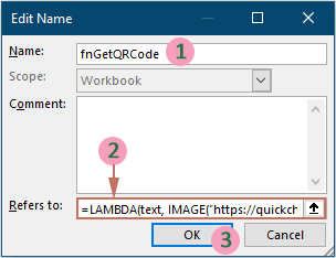 Generating QR code in Excel (easy guide with full methods)