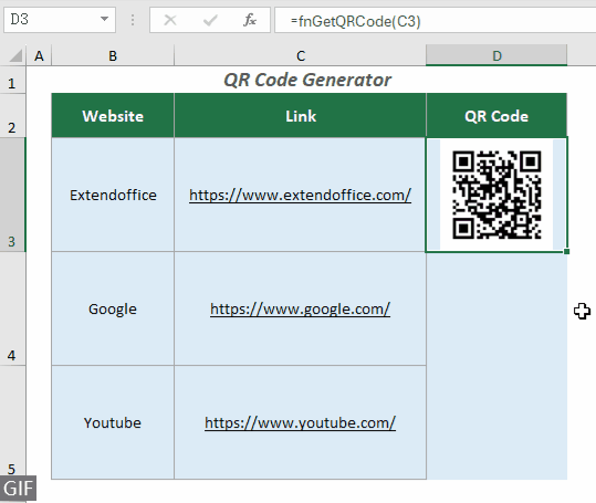 Generating QR code in Excel (easy guide with full methods)