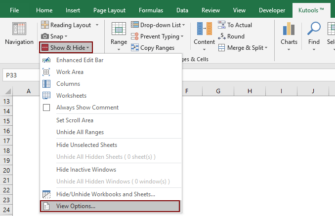 How to display or hide zero values in cells in Microsoft Excel?