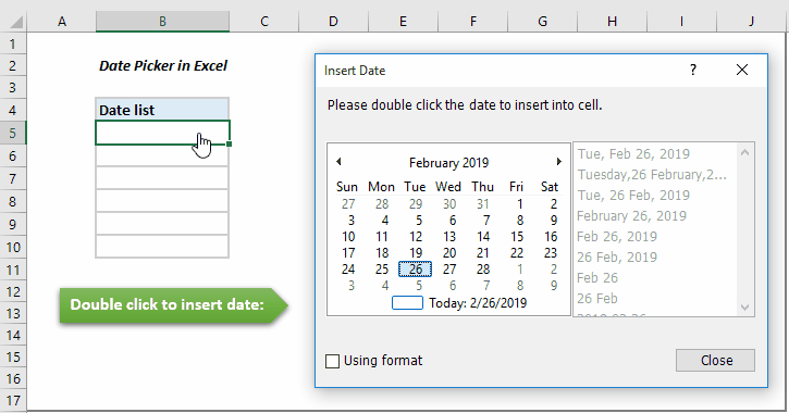 How To Create A Drop Down List Calendar date Picker In Excel 