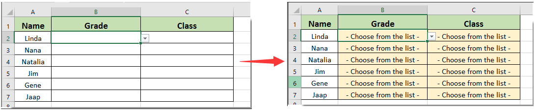 How To Set A Default Value In Data Validation Drop down List In Excel 