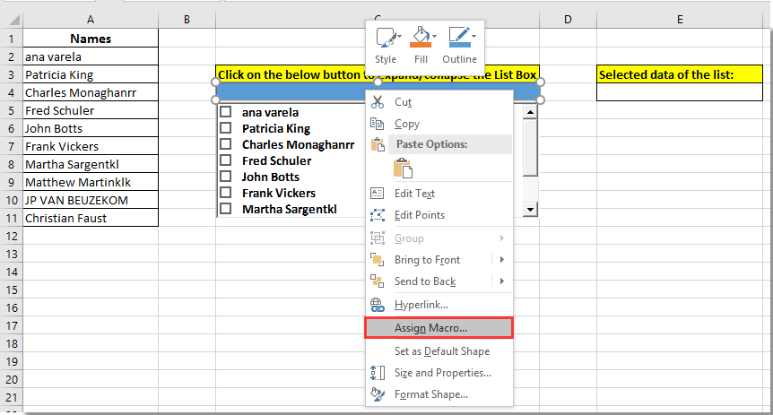 How To Create A Drop Down List With Multiple Checkboxes In Excel 
