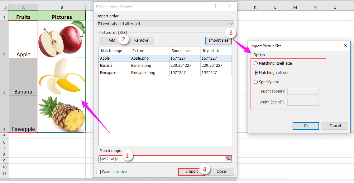 How To Insert Image Or Picture Dynamically In Cell Based On Cell Value 