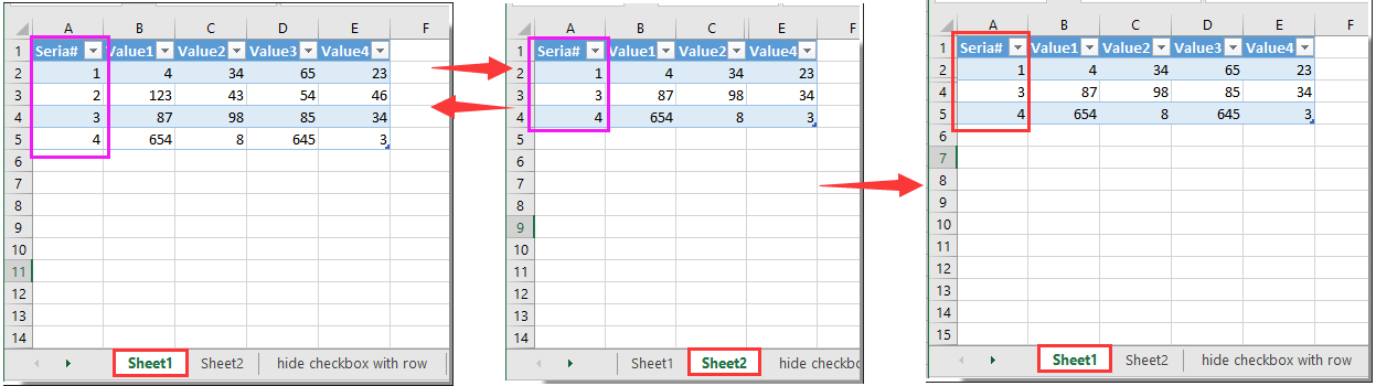 How to filter a worksheet based on a range of cells in another ...