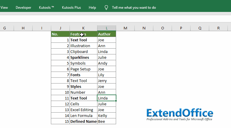 How To Filter Cells By Bold Characters In Excel 
