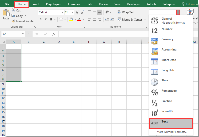 How To Format Cell So Leading Zeros Don t Disappear In Excel 