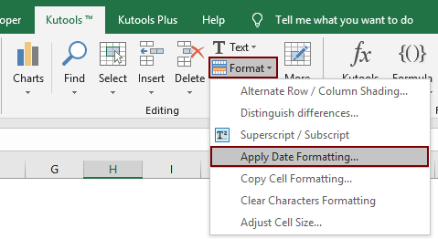 How to format dates to uppercase months in Excel?