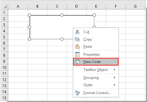 How to format a textbox as a percentage in Excel?
