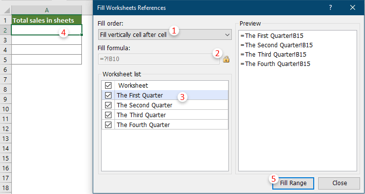 How to get or reference cell from another worksheet in Excel?
