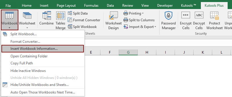 How To Get Current Workbook Name In Excel 