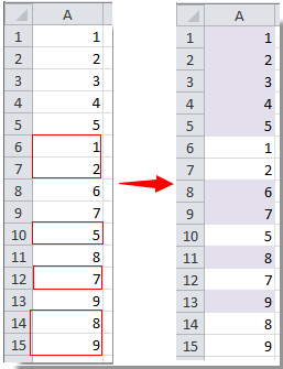 How to conditional format or highlight first occurrence (all unique values) in Excel?