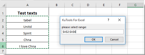 How to highlight all misspelled words in worksheet in Excel?