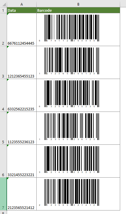 Comment insérer un code à barres dans des cellules en fonction d'une ...