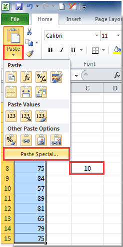 Multiply a column by the same number in Excel - Easy tutorial
