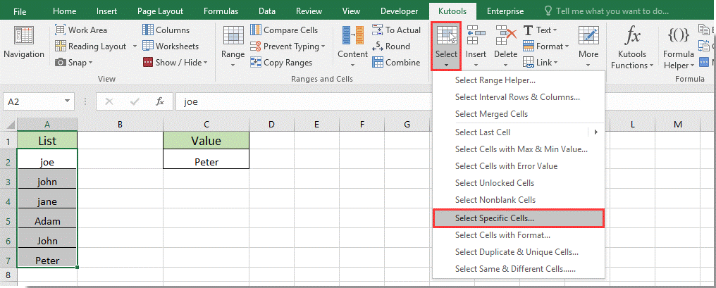 Wie berpr fe Ich Ob Ein Zellenwert Mit Einer Liste In Excel 