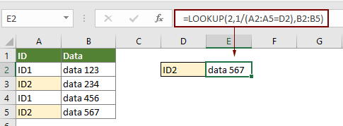 How to find matched value by searching upwards in Excel?