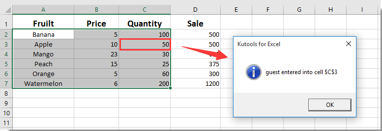How To Pop Up Message Box If Cell Value Equals X In Excel 