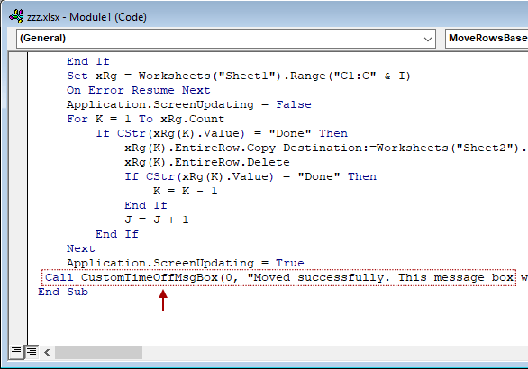 How To Create A Message Box Timer To Auto Close The Message Box After Certain Time In Excel 6401