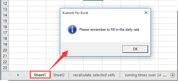 How to pop up a message box upon activating/opening a specified ...