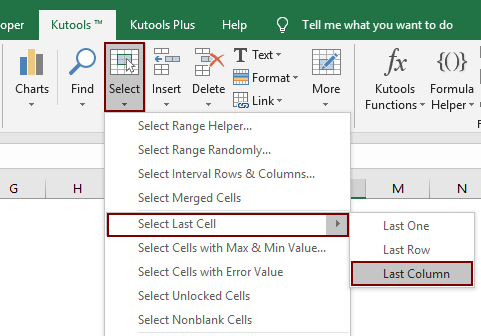 How to move or go to last row/last column with data in Excel?