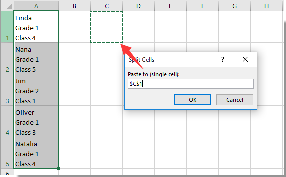 How to split multiline cell contents into separated rows/columns in Excel?