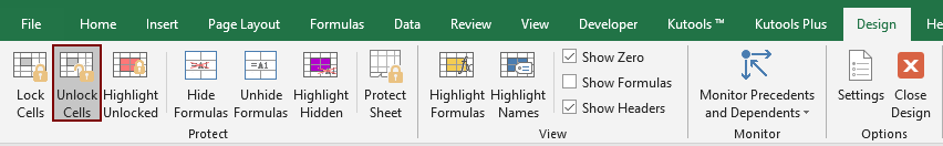 How to only allow changes to certain cells in Excel?