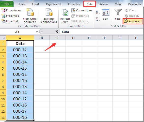 How To Copy A Column And Paste Only The Unique Records In Excel