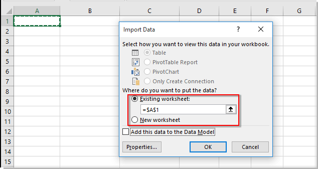 How to create a Pivot Table from Text file in Excel?