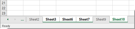 How to print only certain/specific worksheets in Excel?