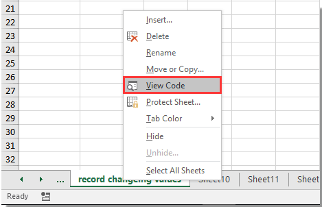 How to record changing values in a cell in Excel?