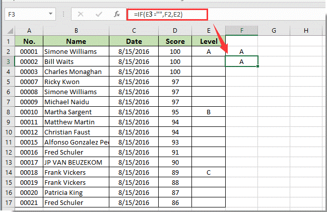 How To Repeat A Cell Value Until New Value Is Seen Or Reached In Excel 