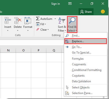 How to replace line breaks with br in Excel?