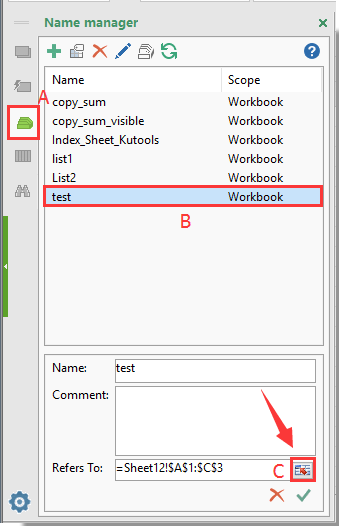 How to resize an existing named range in Excel?