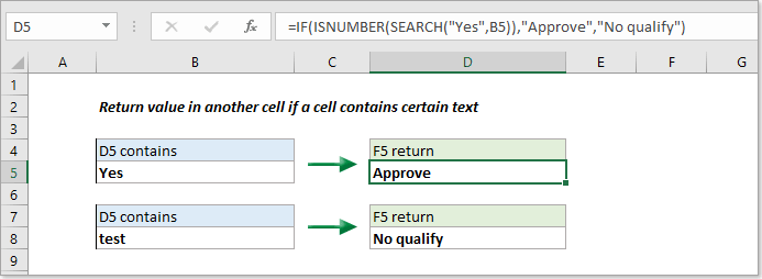 How To Return Value In Another Cell If A Cell Contains Certain Text In 