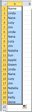 How to save frequently used list and reuse it in future work in Excel?