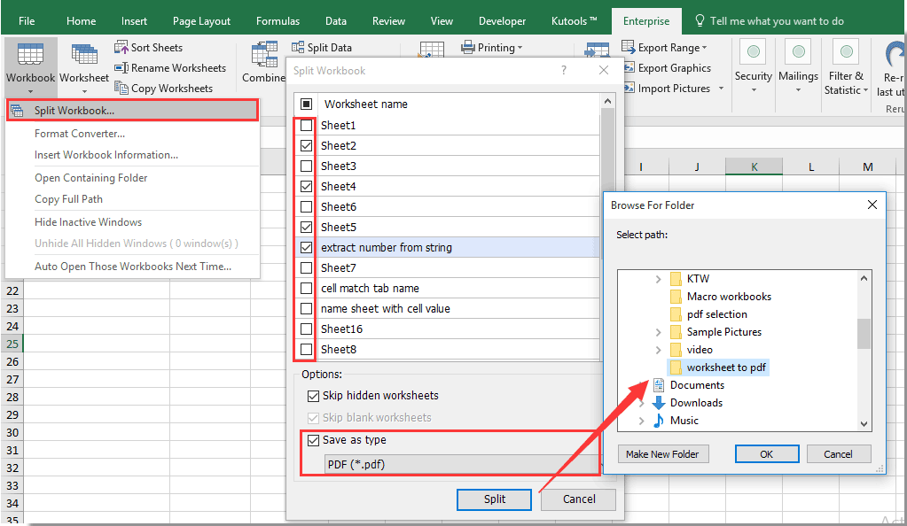 How To Save A Worksheet As PDF File And Email It As An Attachment Through Outlook 