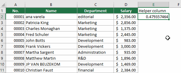 Make Random Sample Selection In Excel Full Guide