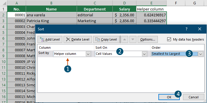 Make Random Sample Selection In Excel Full Guide
