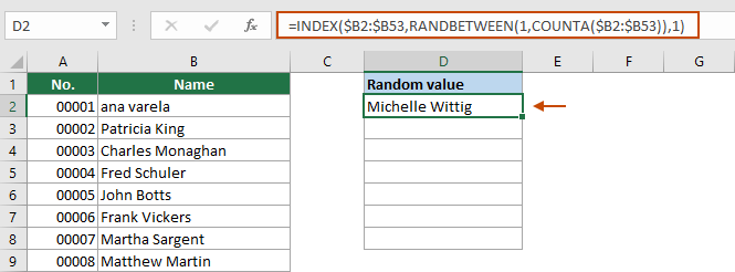 Make random sample selection in Excel (full guide)
