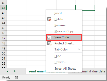 How to send email reminder or notification if workbook is updated in Excel?
