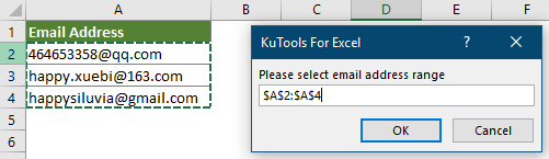 How to insert Outlook signature when sending email in Excel?