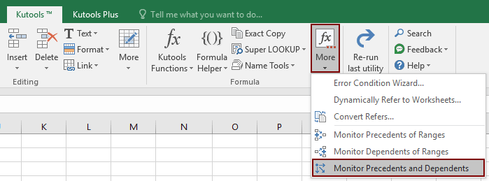 How to show arrows to display the relationship between formulas and ...