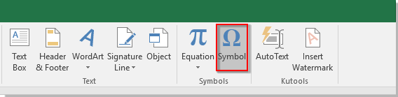 How to show or insert division symbol in cell in Excel?