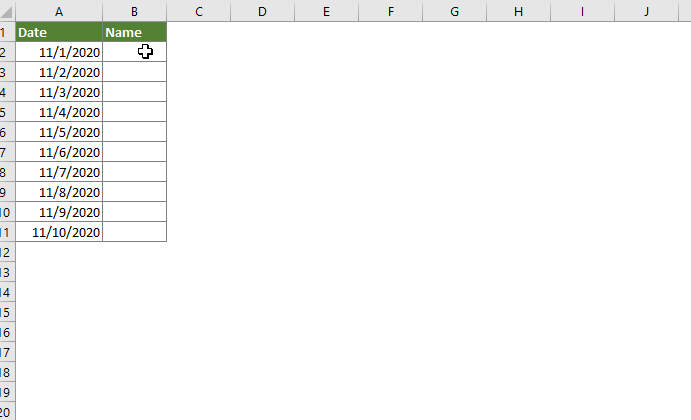 How to show up an input box when clicking on a cell in Excel?